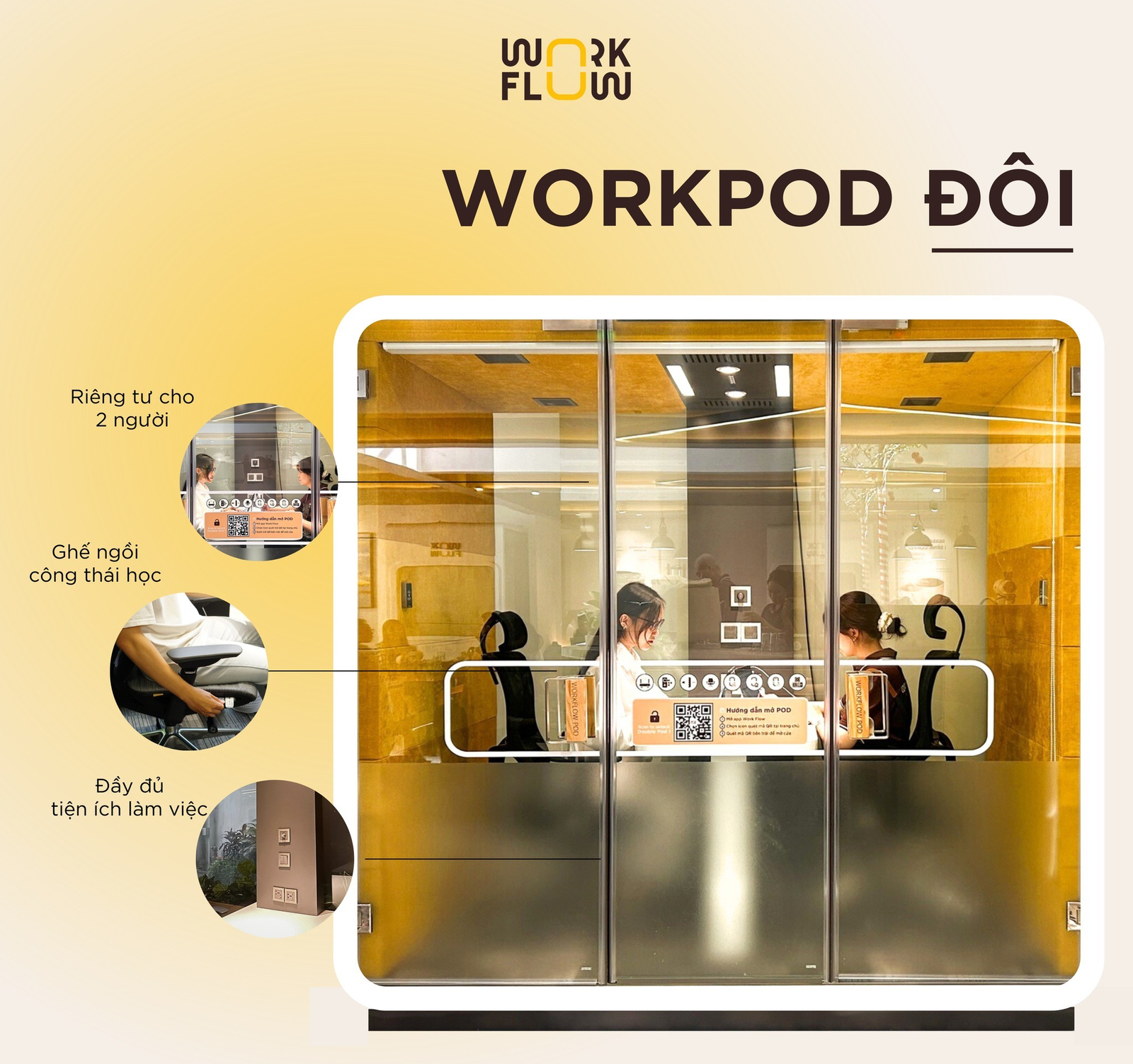 [Flow X] Voucher trải nghiệm Double Flow Pod và F&B - Talent Brand